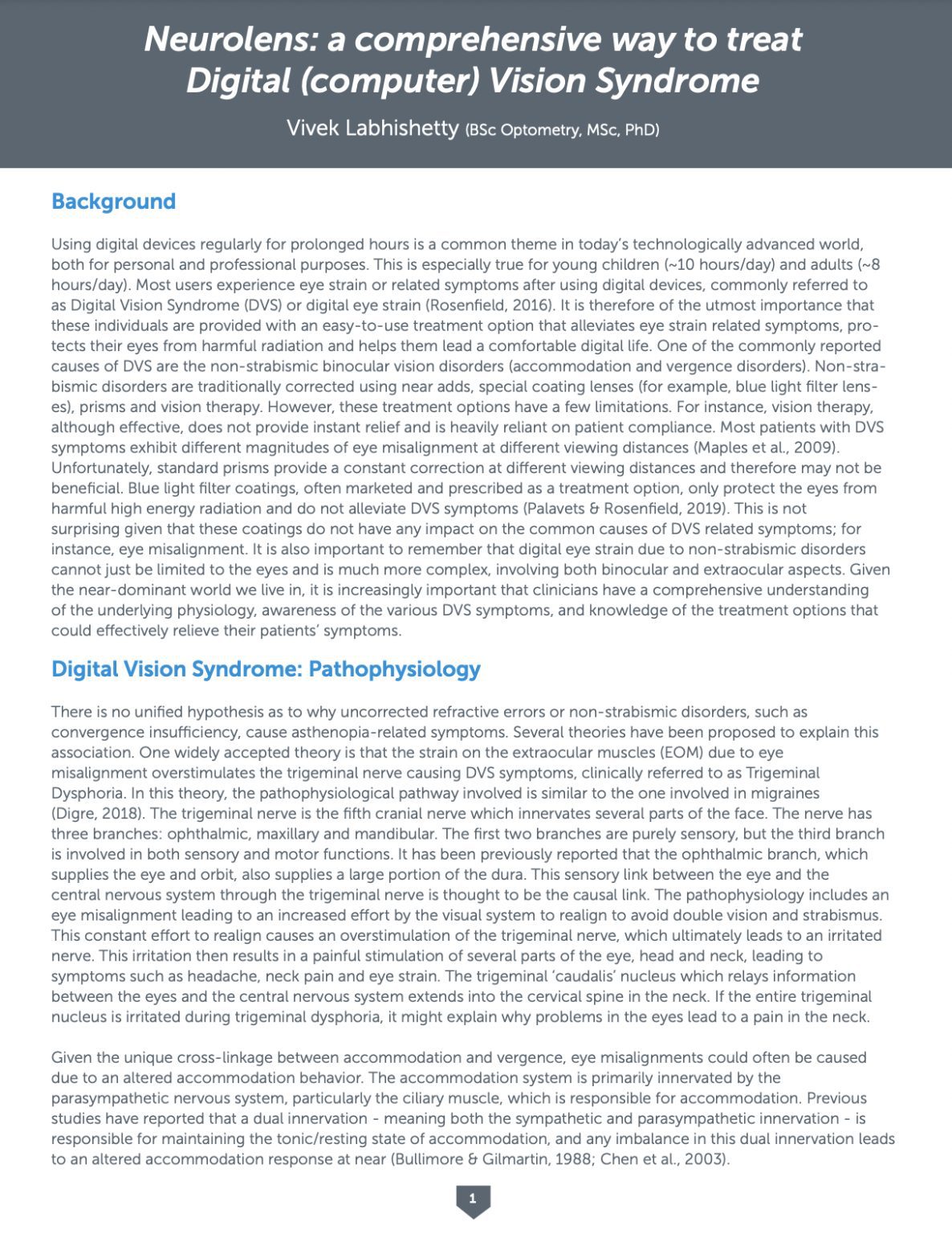 Symptom Relief - Neurolens Media Library